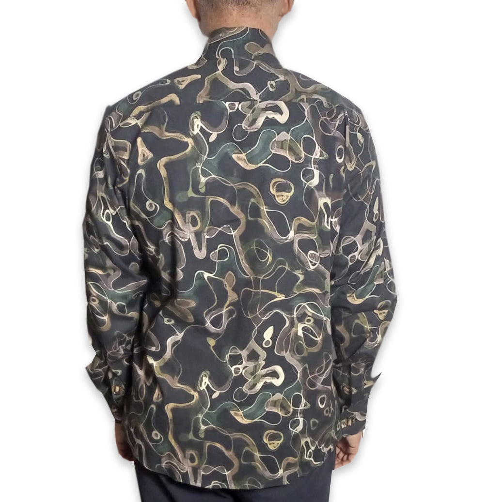 Karim Maher Abstract Print Shirt – UNDERFOUND®